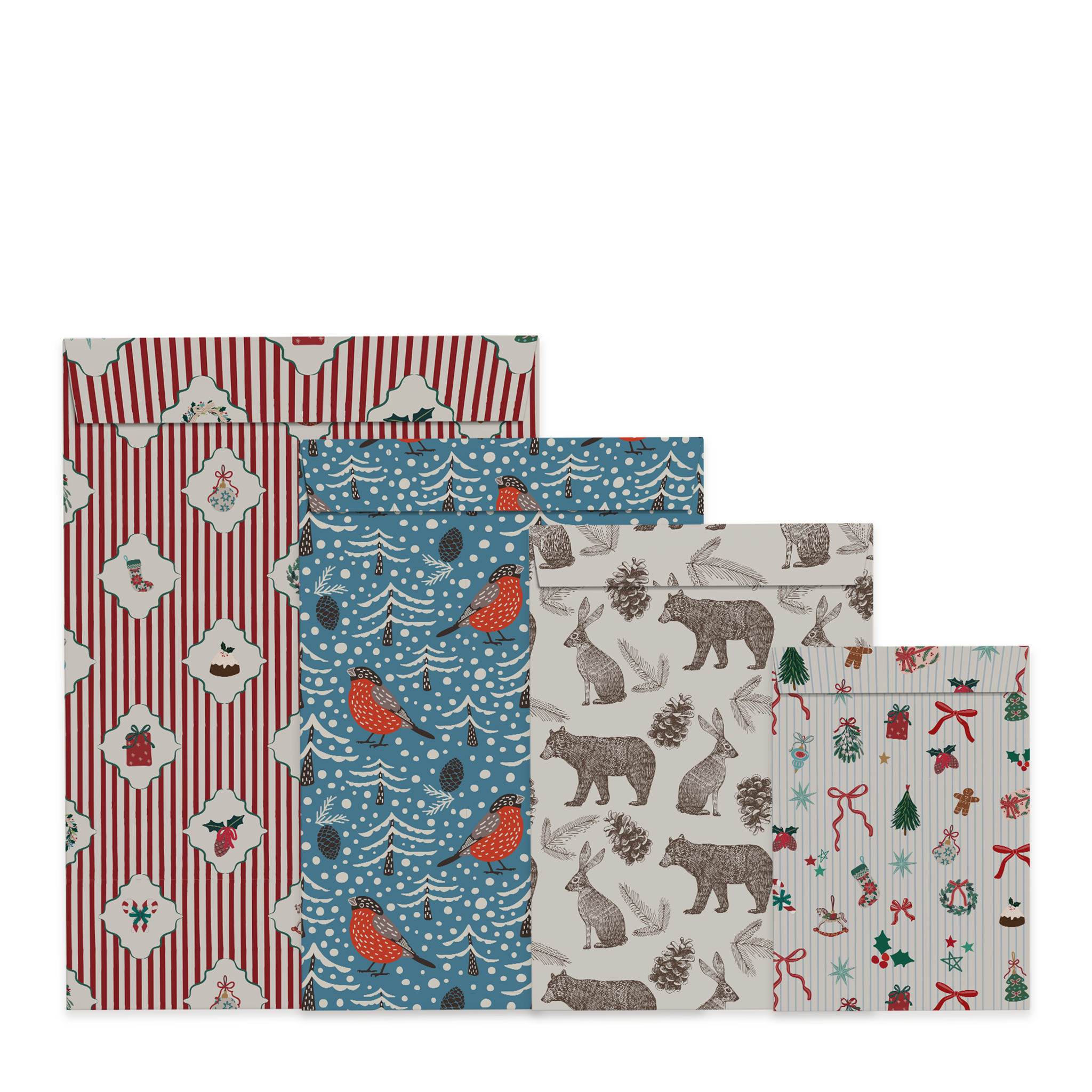 By Size Envelopes * Holiday Season – xmas*packs